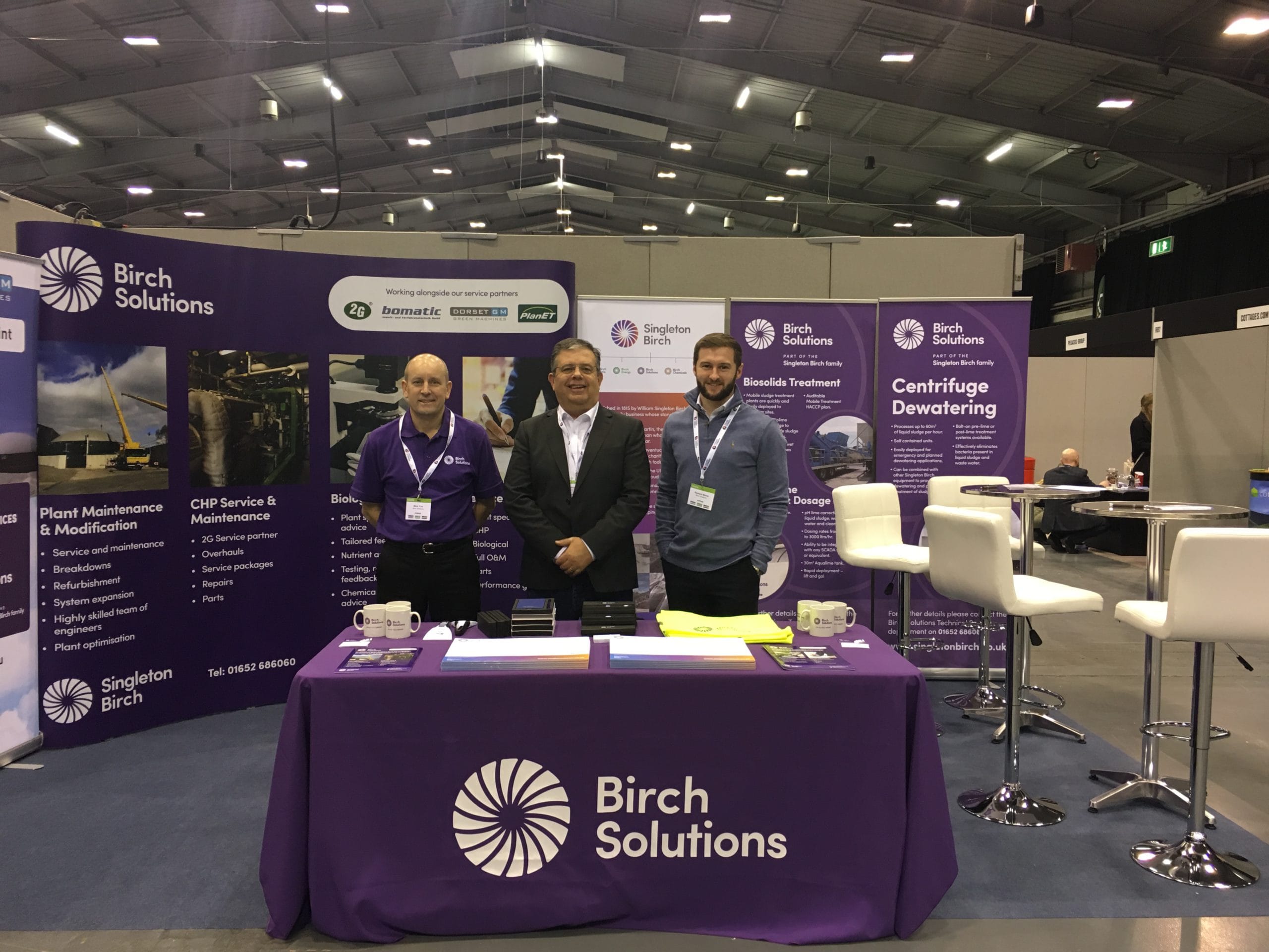 Birch Solutions exhibited at the Energy Now Expo in Telford - Singleton Birch